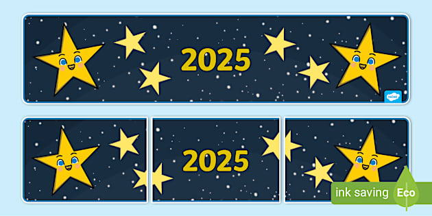 2025 Display Banner (Teacher-Made) - Twinkl