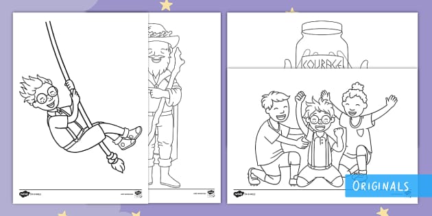 The Making of Milton Colouring Pages