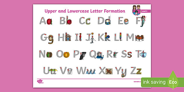 Upper and Lowercase Letter Formation - Primary Resources