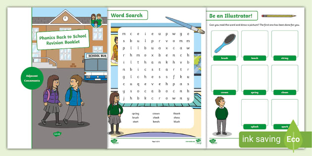 Phonics Back to School Revision Booklet 3 Level 4