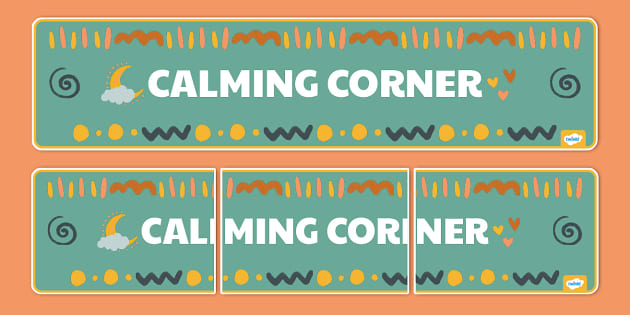 Boho Dreamscape Themed- Calming Corner Display Banner
