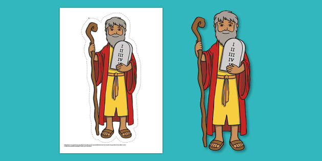 Dibujo de Moisés | Materiales educativos Twinkl - Twinkl