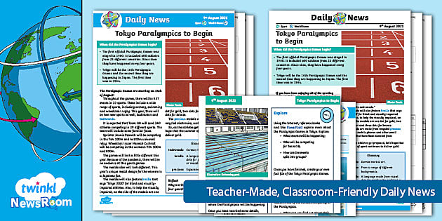 Tokyo Paralympics 2020 | Reading Comprehension | NewsRoom