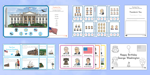 Presidents Day Activity Pack (Hecho por educadores) - Twinkl