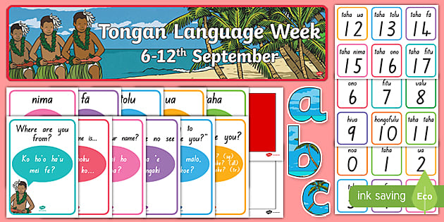 Tongan Language Week Resource Pack (teacher made)