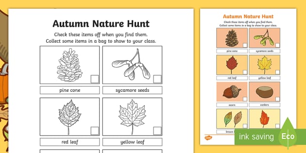 Autumn Checklist | Twinkl Resources (profesor hizo) - Twinkl