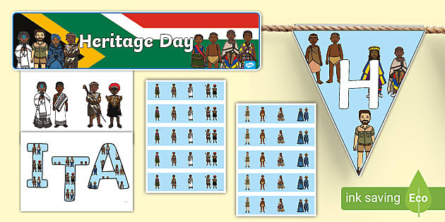 Heritage Day Classroom Display Pack | South Africa
