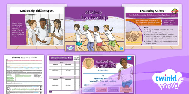 Twinkl Move - Y6 Leadership in PE L1: All About Leadership