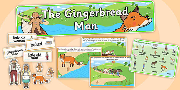 The Gingerbread Man Story Sack
