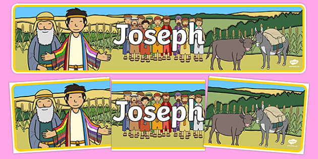 Joseph Display Banner (profesor hizo) - Twinkl