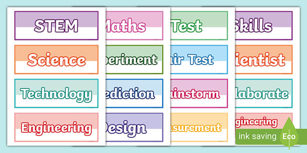 STEM Flashcards (teacher made) - Twinkl
