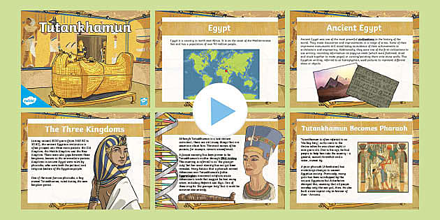 Tutankhamun PowerPoint (teacher made) - Twinkl