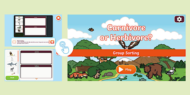 Carnivore or Herbivore? Interactive Sorting Game - Twinkl Carnivore or Herbivore? Interactive Sorting Game - Twinkl
