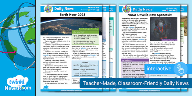 NewsRoom Weekly LKS2 March 2022 News Pack - 24th March 2023 NewsRoom Weekly LKS2 March 2022 News Pack - 24th March 2023