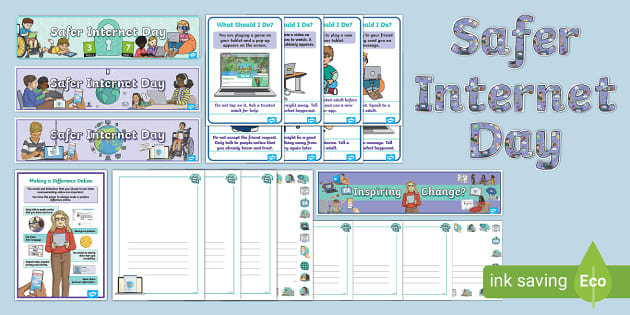 Safer Internet Day Display Pack - Twinkl UK - Computing