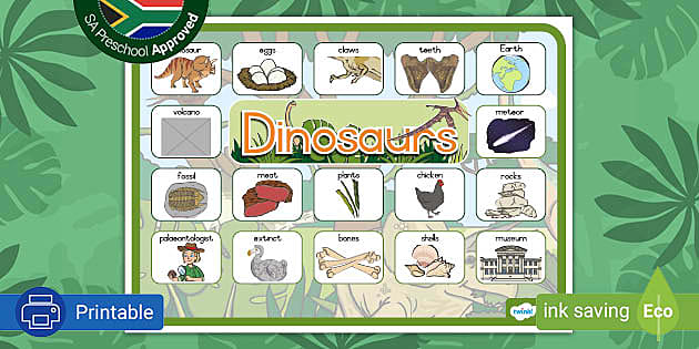 Dinosaurs: Communication Mat (teacher made) - Twinkl