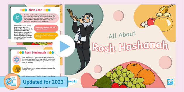All About Rosh Hashanah PowerPoint (teacher made) - Twinkl
