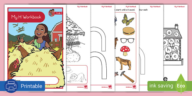 Gr. R Phonics Workbook Letter H (teacher made) - Twinkl