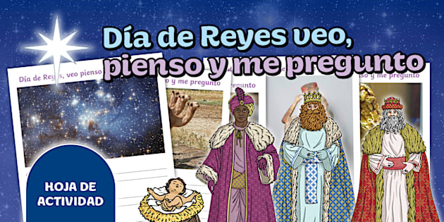 Hoja de actividad: Día de Reyes veo, pienso y me pregunto