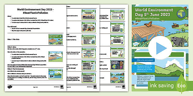 Environment Assembly KS2 (Teacher-Made) - Twinkl