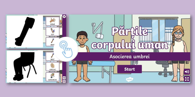 Joc corpul uman | Identifică partea corpului | Twinkl Go