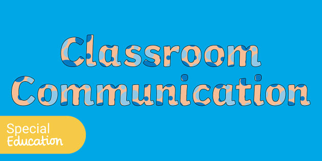 Classroom Communication Bulletin Board Lettering - Twinkl