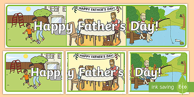 Happy Father's Day Display Banner (teacher made)
