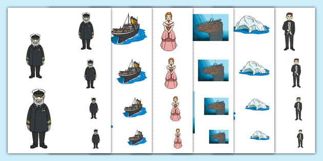 The Titanic Size Ordering Hecho Por Educadores Twinkl