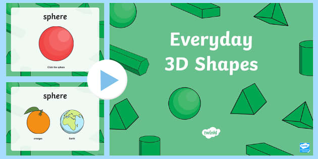 Every Day 3D Shapes PowerPoint teacher Made Twinkl
