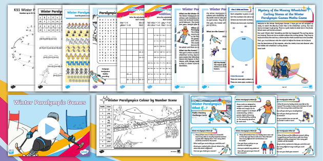 Top 10 Winter Paralympics Resource Pack (teacher made)