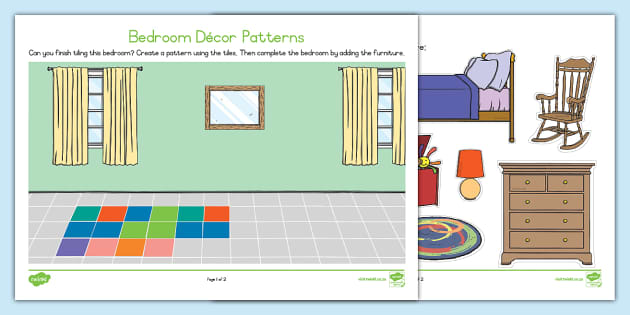 Grade R Bedroom Decor Patterns (teacher made) - Twinkl