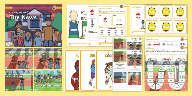 Phonics: Level 5: Week 29: Weekly Pack: 'ore' Phonics