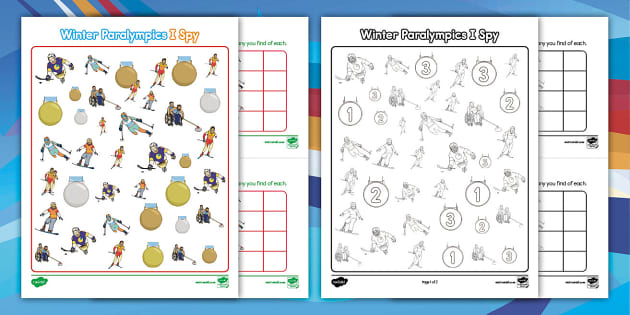 Winter Paralympics I Spy | Twinkl USA Resources - Twinkl