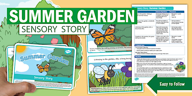 Summer Garden Sensory Story