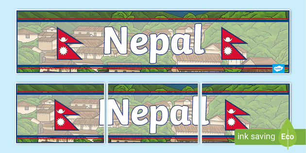 Nepal Display Banner - Twinkl - Geography (teacher made)