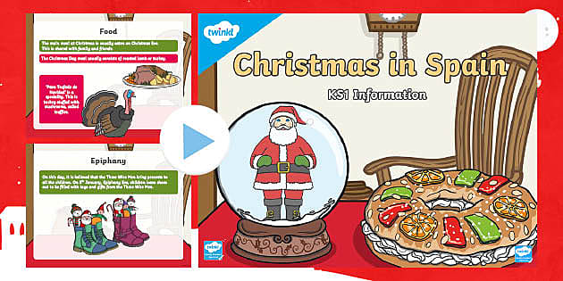KS1 Christmas in Spain PowerPoint (Teacher-Made) - Twinkl