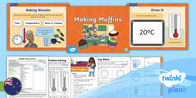 Level 2 Measurement: SolveIt Making Muffins (Teacher-Made)