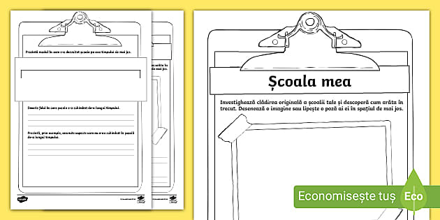 Investigație istorică pentru școala mea – Fișă de lucru