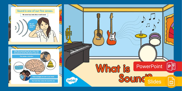 What Is Sound? PowerPoint and Google Slides (teacher made)