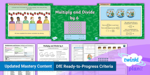 👉 Y4 Multiplication and Division Facts PlanIt Maths Lesson 2