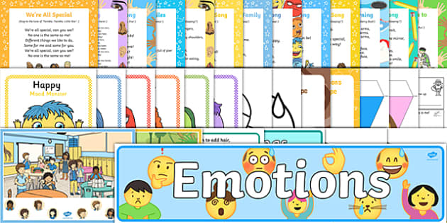 Childminder My Emotions Resource Pack (teacher made)