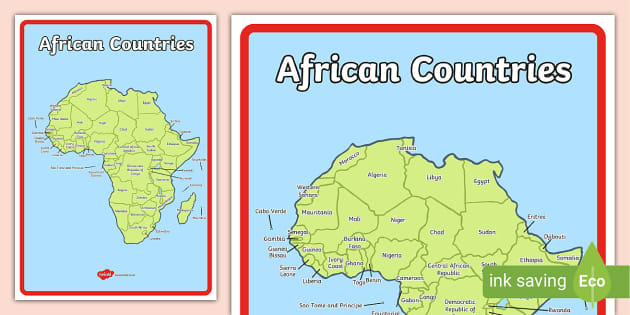 African Countries Display Poster (teacher made)