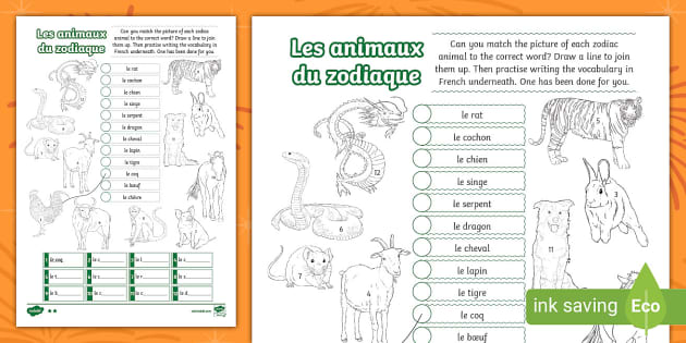 👉 French: Year of the Rabbit Activity Sheet - Twinkl