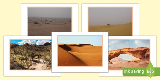Desert Pictures - Desert Photo Pack - Geography - Twinkl