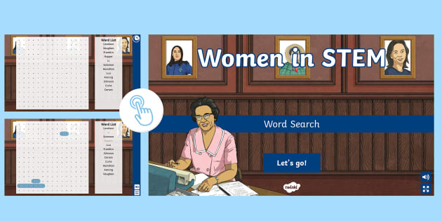 Women in STEM Interactive Word Search (teacher made)