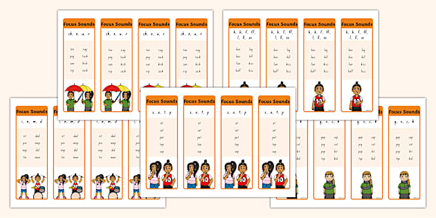 Phonics and Vowel Test Bookmarks for Spelling | Twinkl NZ