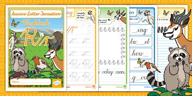 Cursive Letter Formation Workbook - Rr (Teacher-Made)