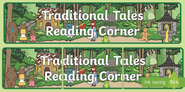 👉 Traditional Tales Reading Corner Display Banner