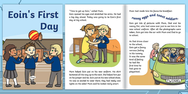 Exploring My World - Eoin's First Day eBook (teacher made)
