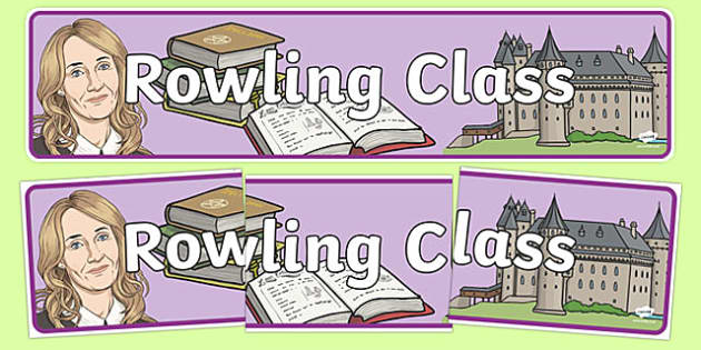 ๐ Rowling Class Display Banner (Hecho por educadores) ๐ Rowling Class Display Banner (Hecho por educadores)